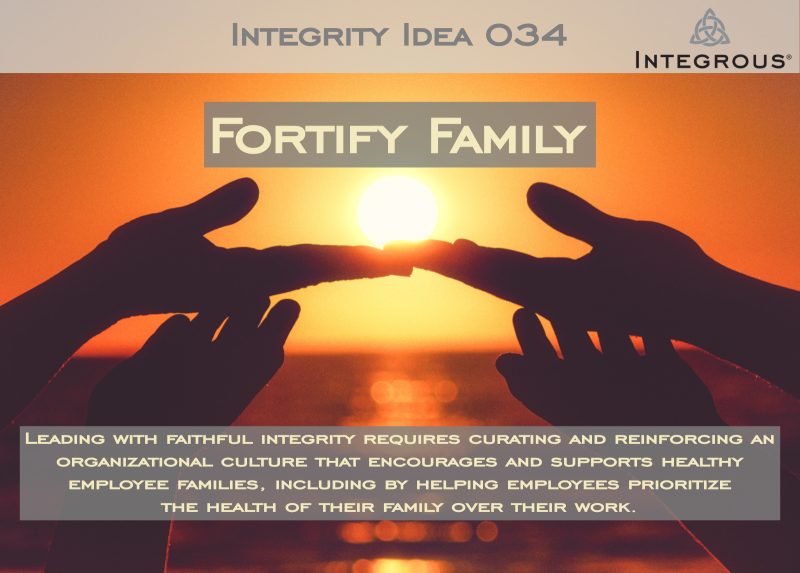 Integrous | #195 - Integrity Idea 034: Fortify Family