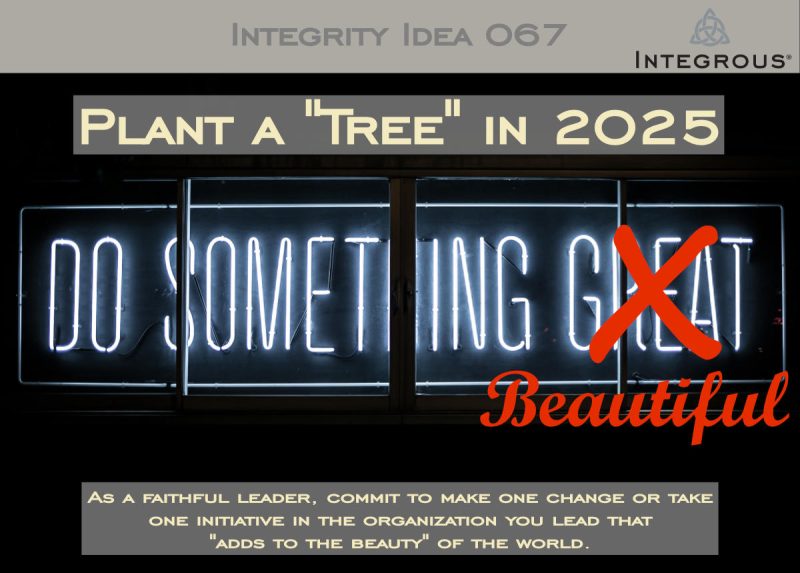 Integrous | #257 - Integrity Idea 067: Plant a Tree in 2025